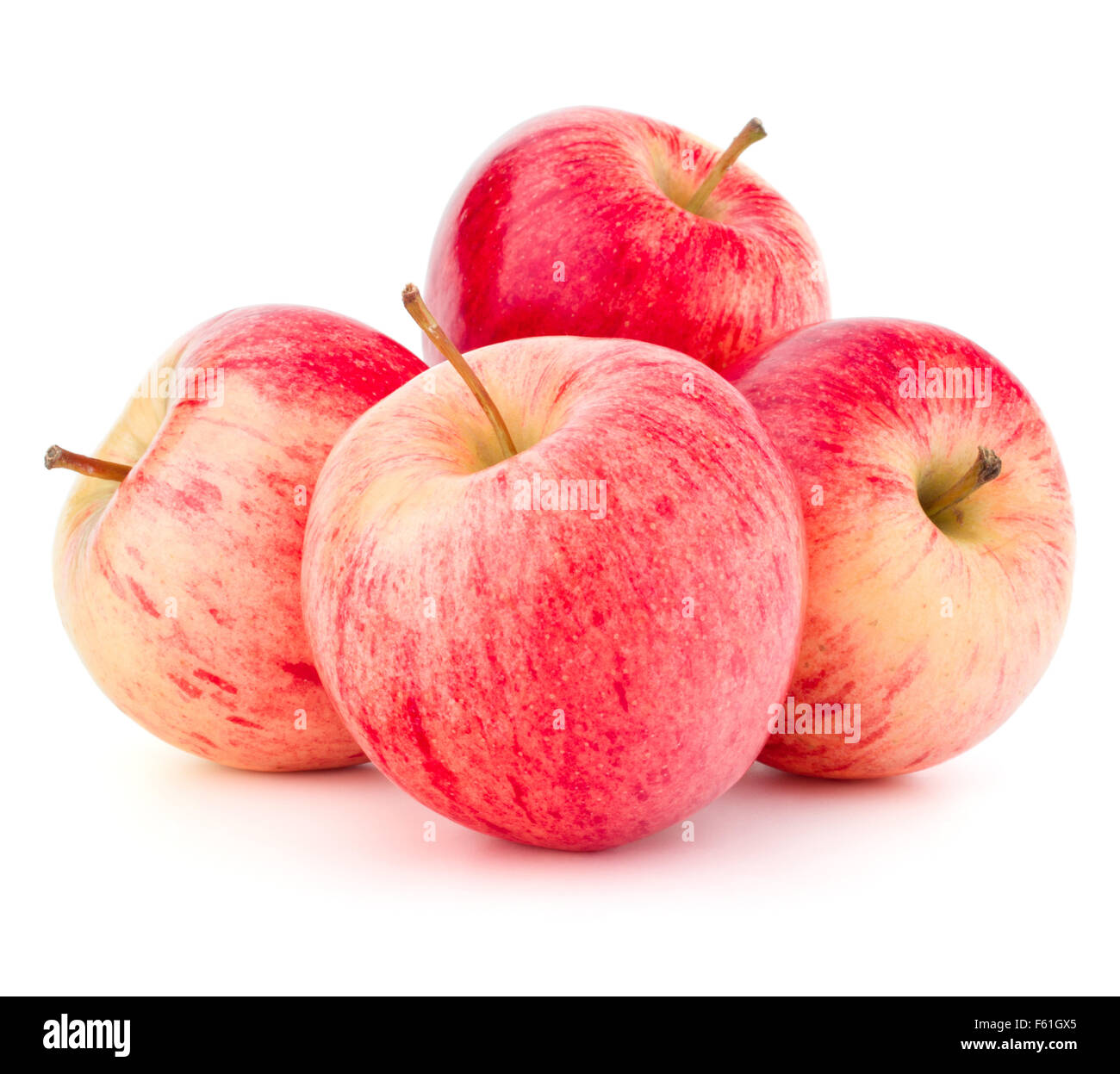 Red apple isolated on white background cutout Stock Photo - Alamy