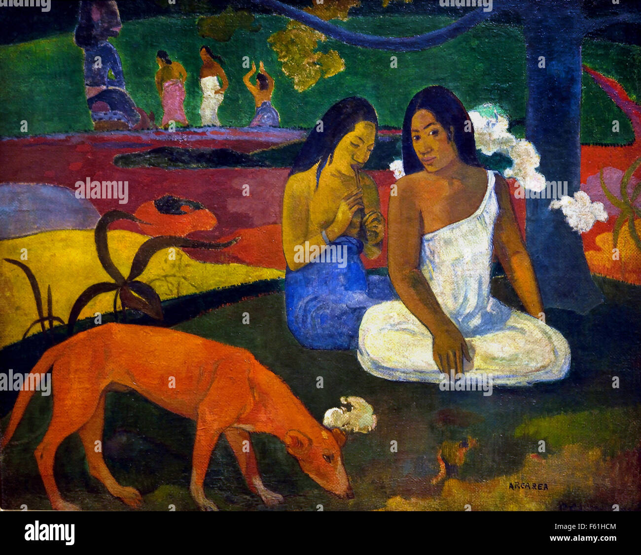 Arearea en 1892 Paul Gauguin 1848–1903 France French Stock Photo - Alamy