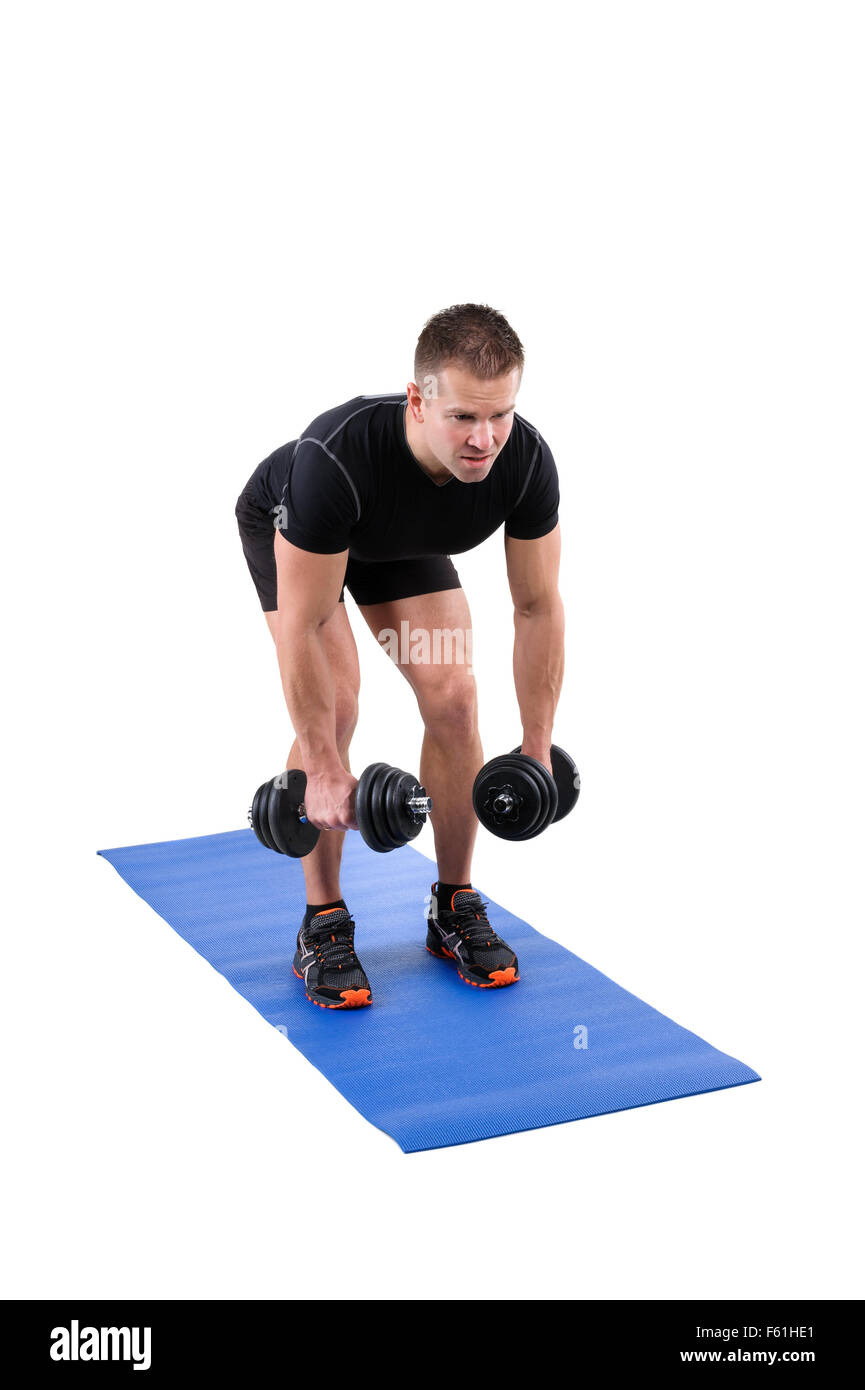 Standing Bent Over Dumbbell Reverse Fly Workout Stock Photo - Alamy Standing Bent Over Dumbbell Reverse Fly Workout Stock Photo - Alamy