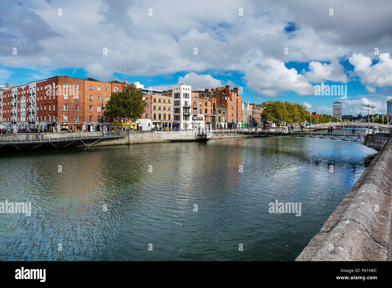 Millennium Bridge is a pedestrian bridge over the river Liffey in ...