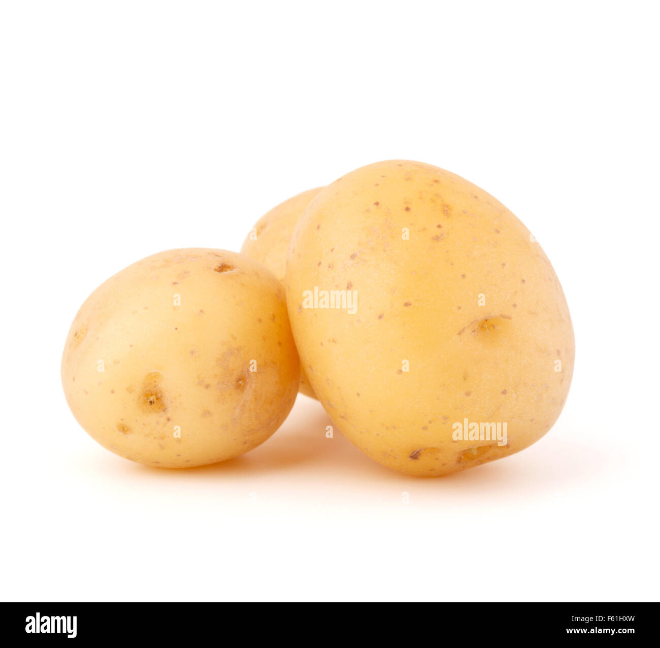 new potato tuber isolated on white background cutout Stock Photo - Alamy