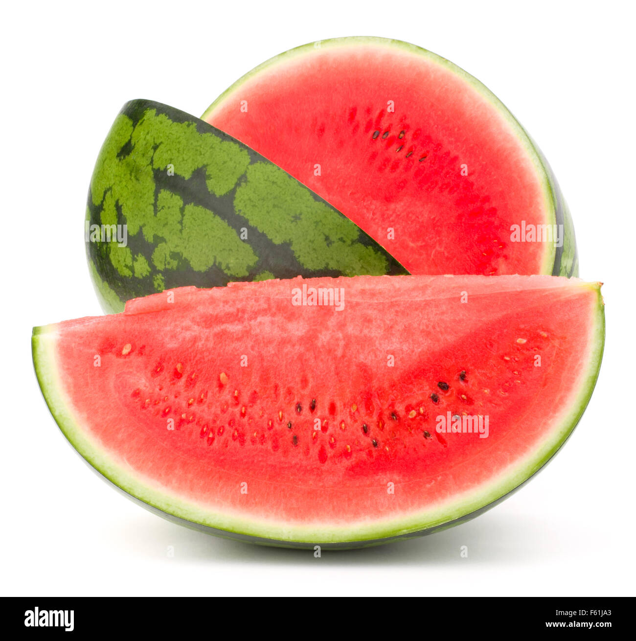 Sweet watermelon isolated on white background cutout Stock Photo - Alamy