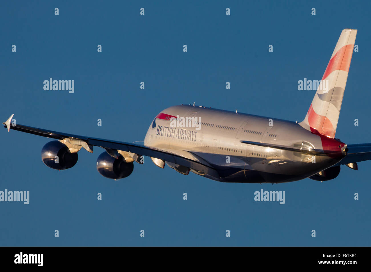British Airways Airbus A380 Aircraft Stock Photo - Alamy