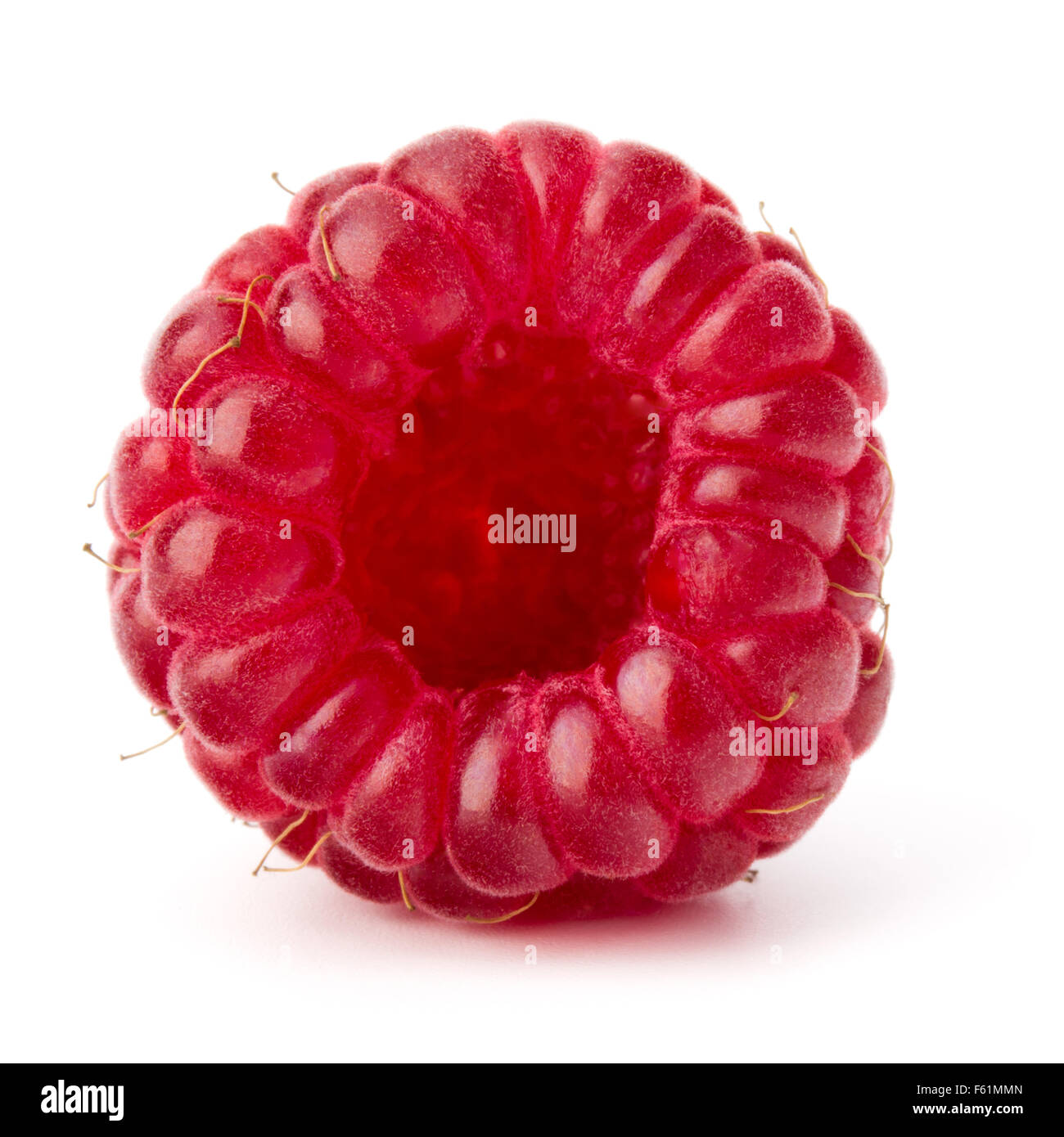 ripe raspberry isolated on white background close up Stock Photo - Alamy