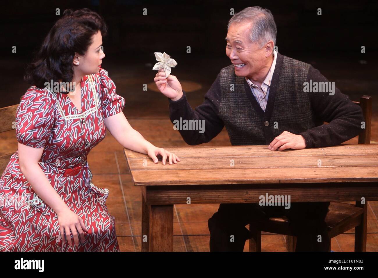 First Look at the Broadway musical Allegiance at the Longacre Theatre ...