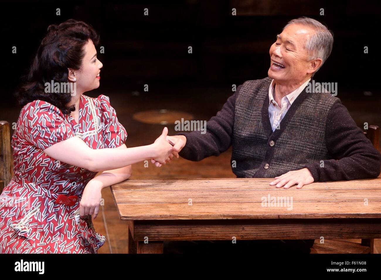 First Look at the Broadway musical Allegiance at the Longacre Theatre ...
