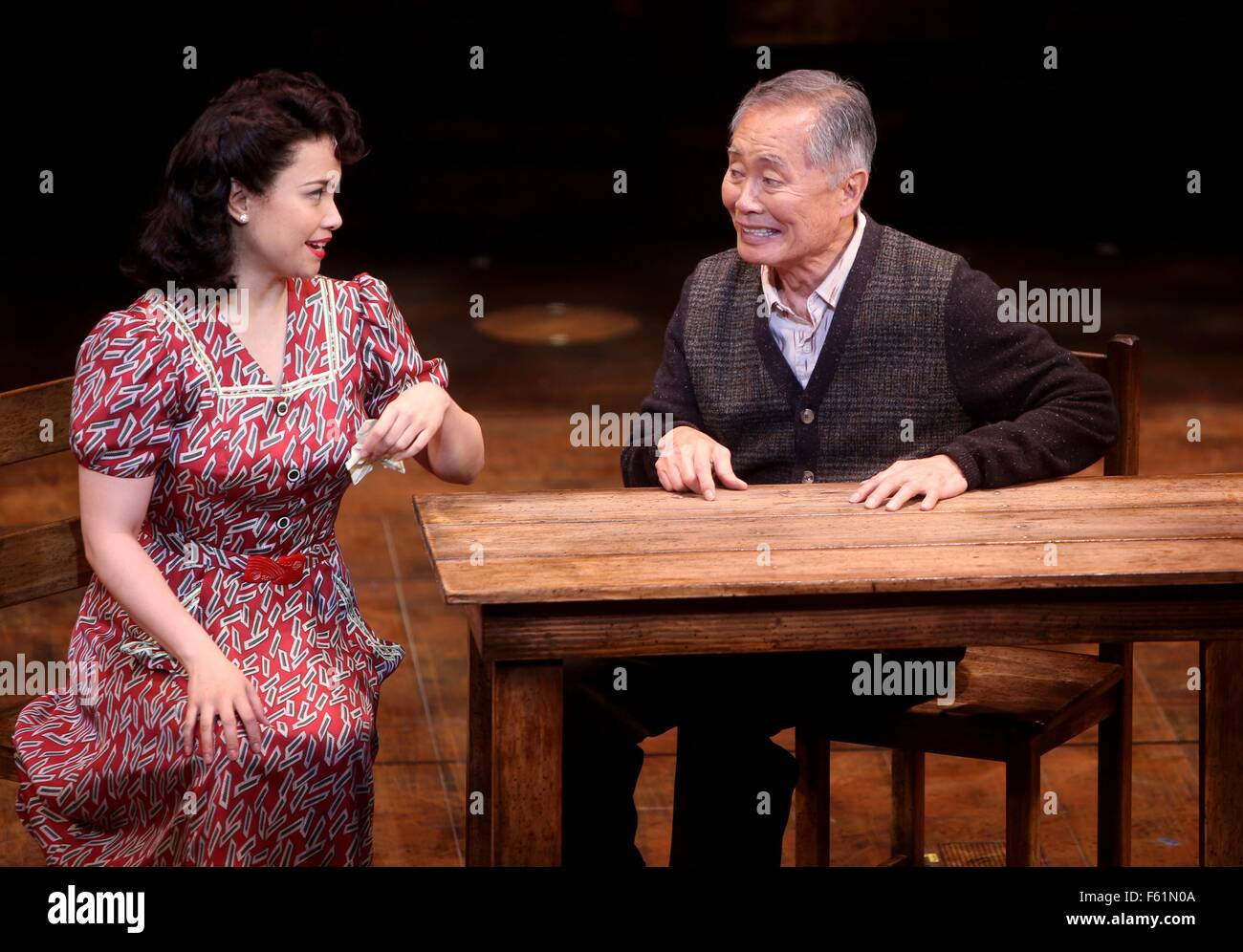 First Look at the Broadway musical Allegiance at the Longacre Theatre ...
