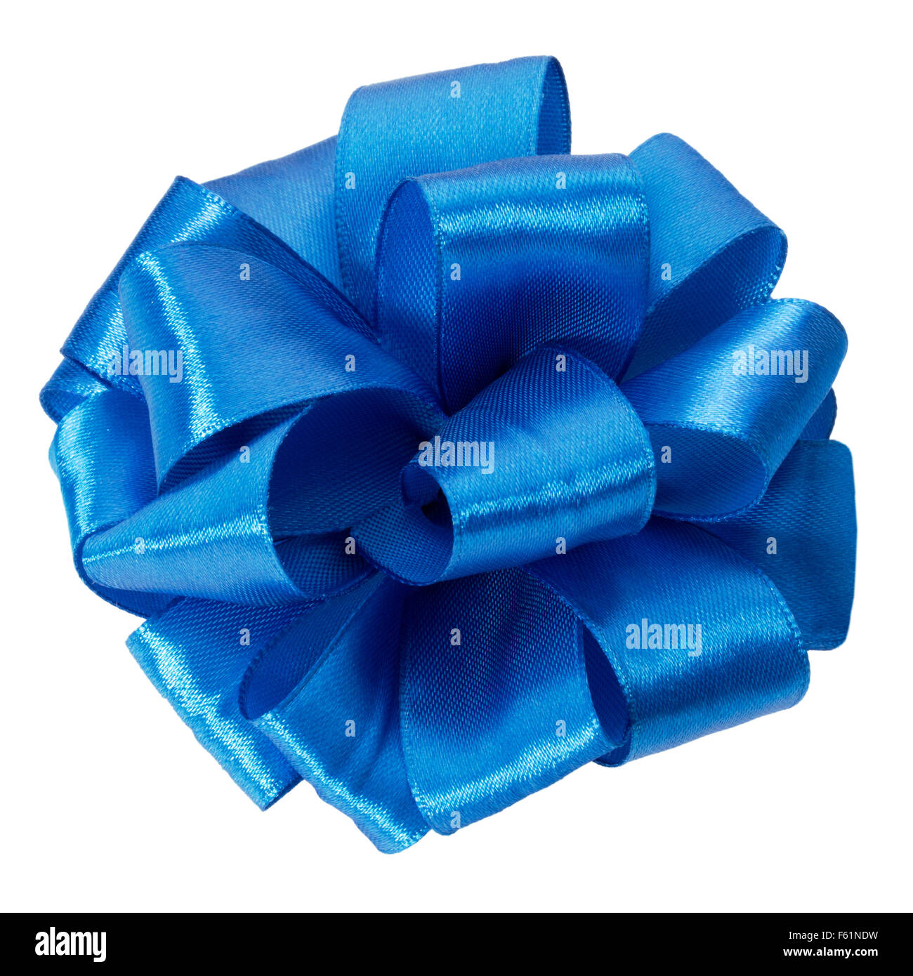 Decorative festive blue bow hi-res stock photography and images - Alamy