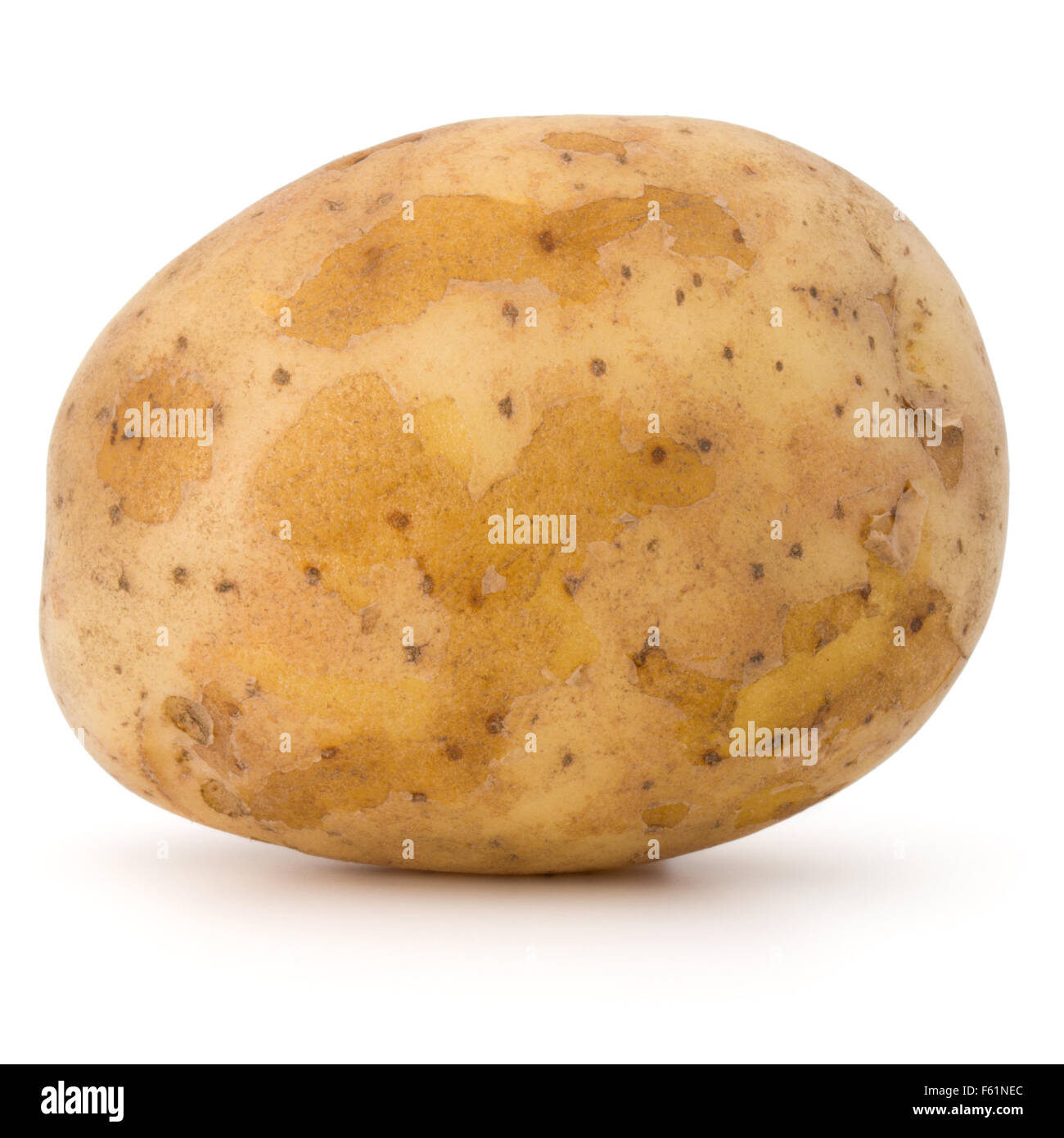 new potato tuber isolated on white background cutout Stock Photo - Alamy
