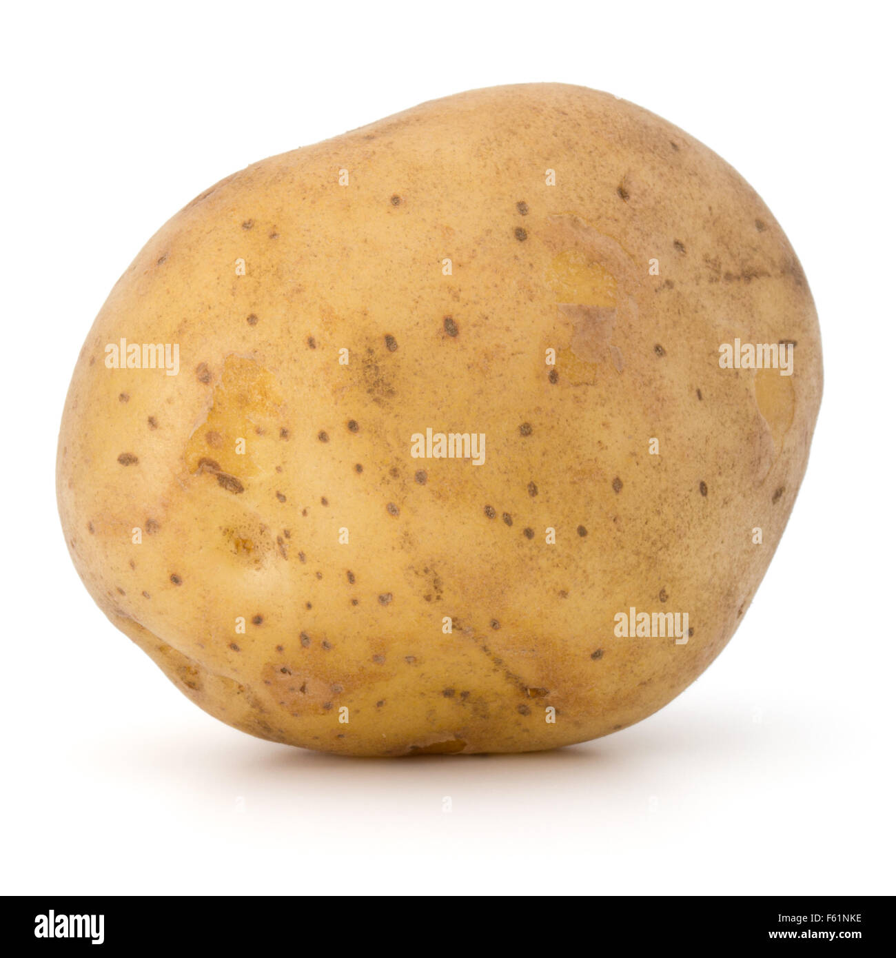 new potato tuber isolated on white background cutout Stock Photo - Alamy