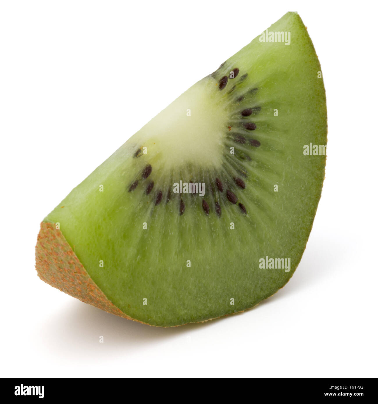 Kiwi fruit slice isolated on white background cutout Stock Photo - Alamy