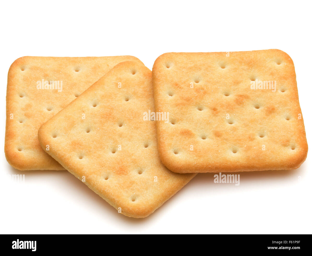 Dry cracker cookies isolated on white background cutout Stock Photo - Alamy
