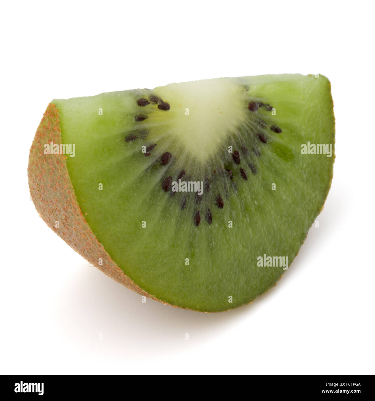 Kiwi fruit slice isolated on white background cutout Stock Photo - Alamy