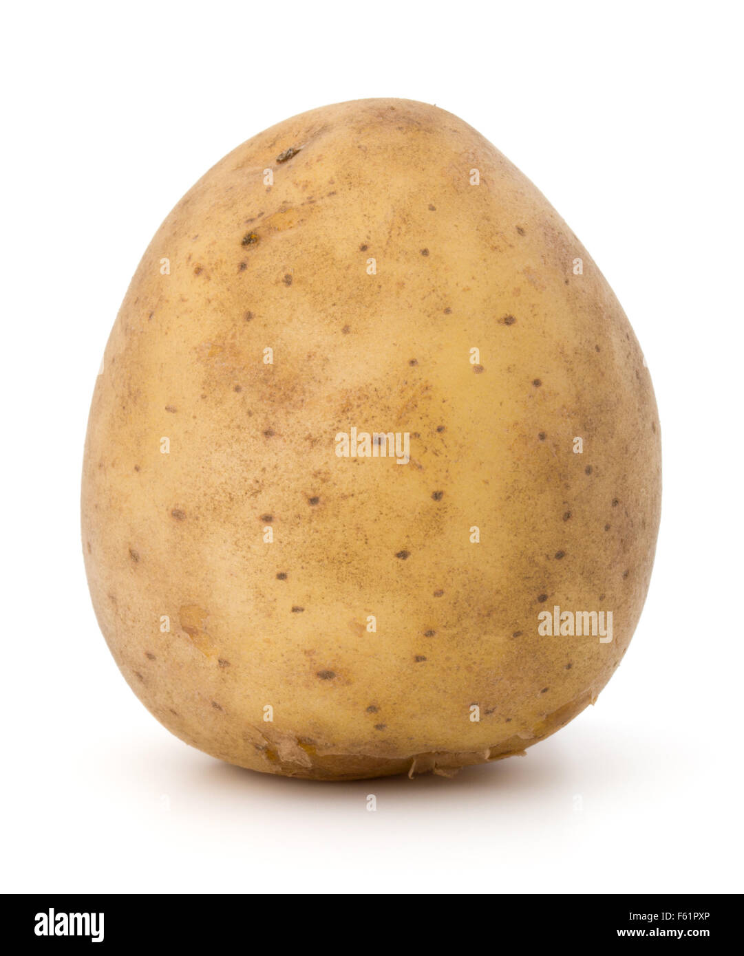 new potato tuber isolated on white background cutout Stock Photo - Alamy