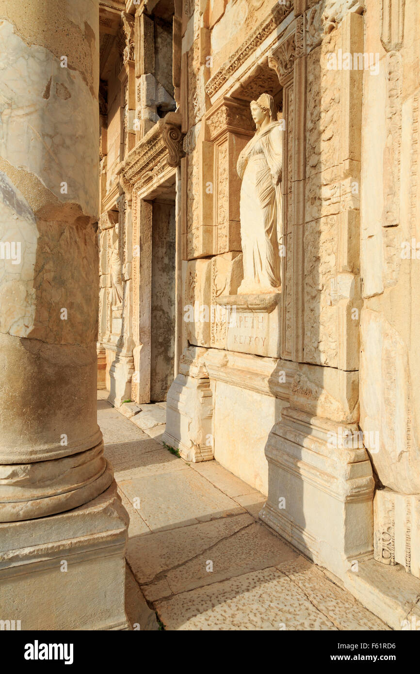 The Library of Celsus, Ephesus, Selcuk City, Izmir Province, Turkey ...