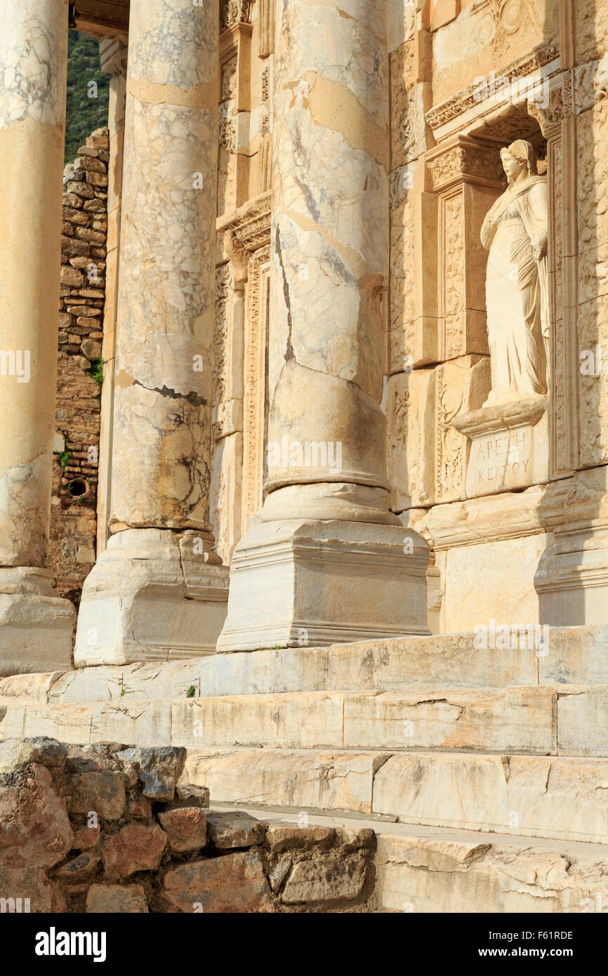 The Library of Celsus, Ephesus, Selcuk City, Izmir Province, Turkey ...