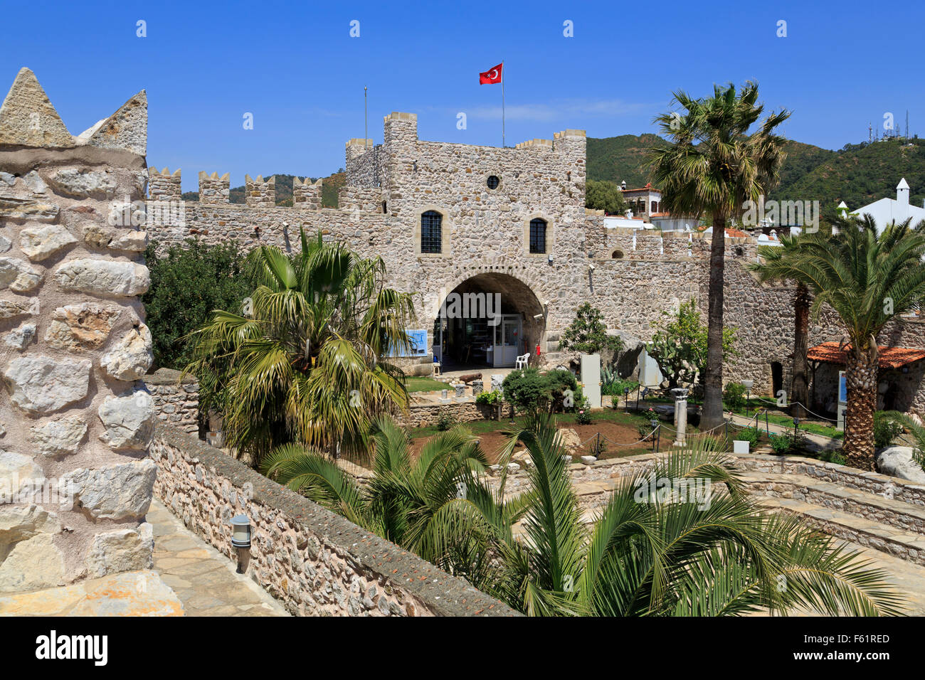 Marmaris Castle, Marmaris, Turkey Stock Photo - Alamy