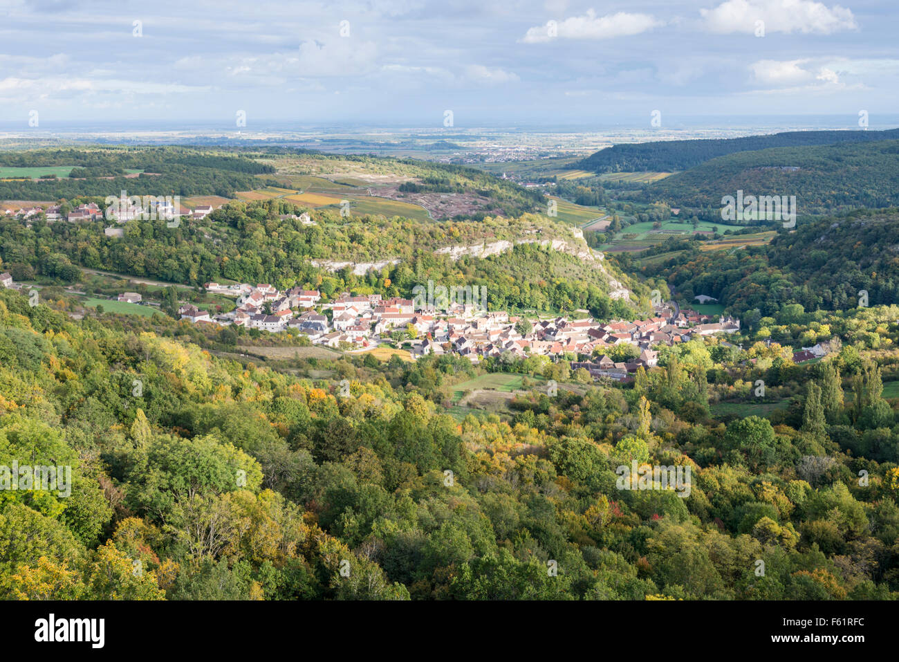 Village over view overview hi-res stock photography and images - Alamy