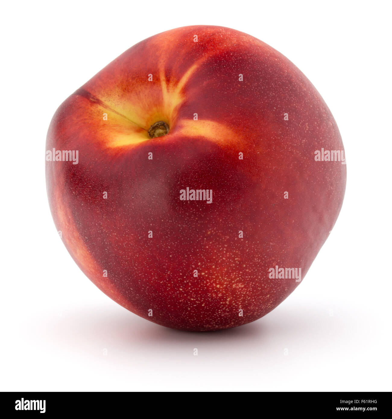 Nectarine fruit isolated on white background close up Stock Photo - Alamy
