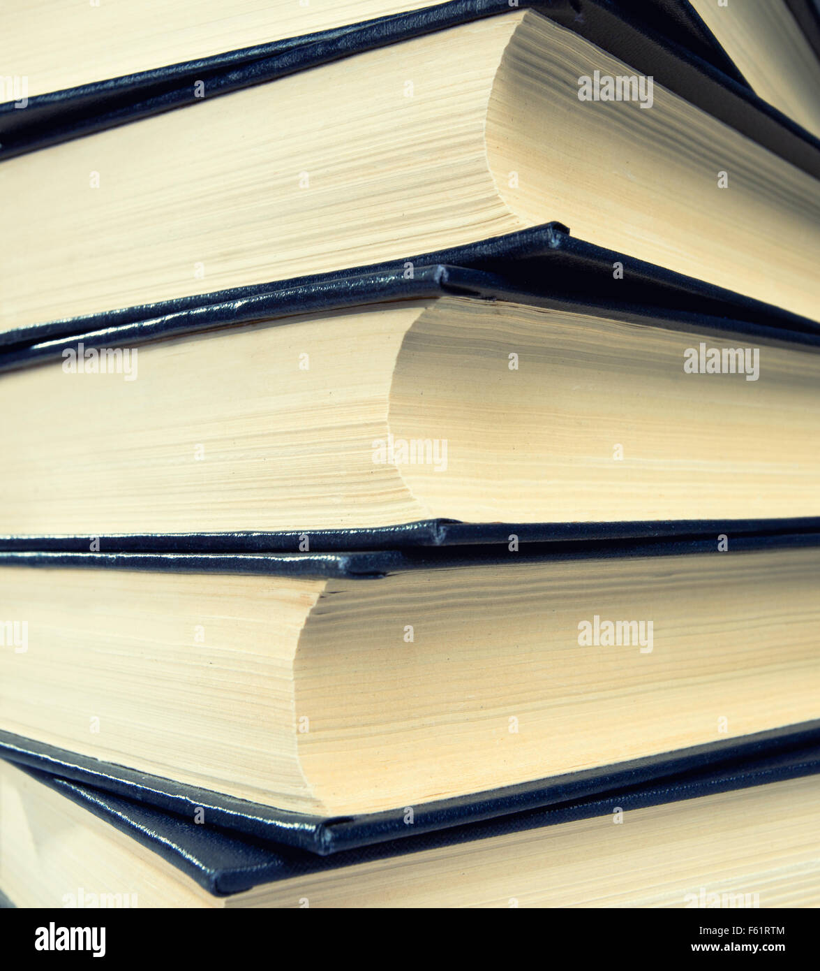 Stack of books. Closeup view Stock Photo - Alamy