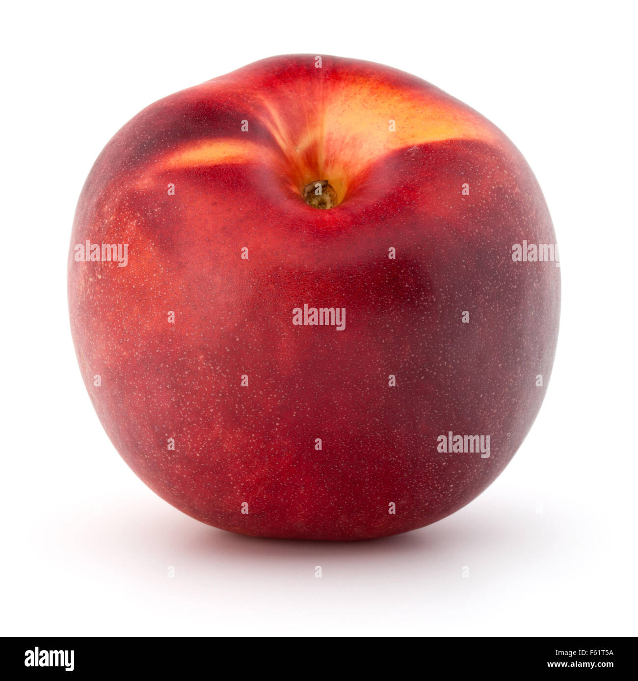 Nectarine fruit isolated on white background close up Stock Photo - Alamy