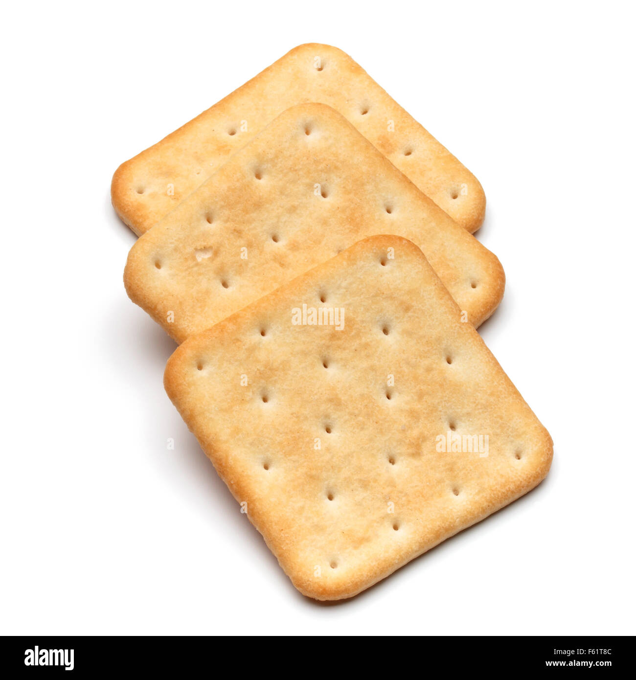 Dry cracker cookies isolated on white background cutout Stock Photo - Alamy