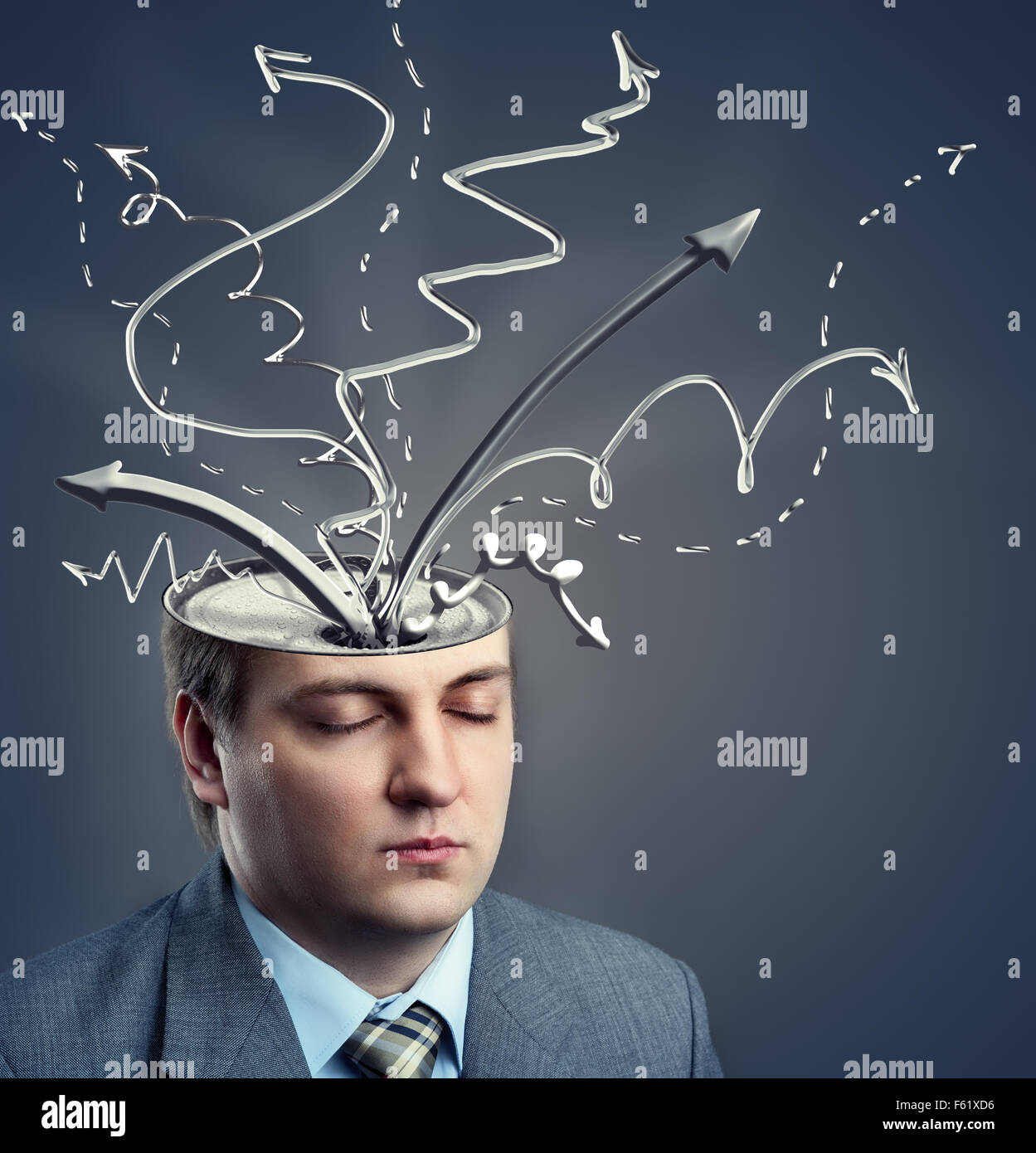 Inside head hi-res stock photography and images - Alamy