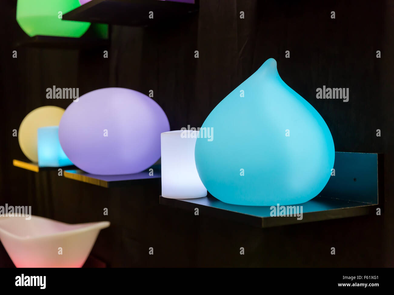 Modern decorative flash-lights close up Stock Photo - Alamy