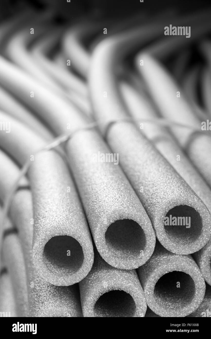 Closeup view of thermo pipes for tubes Stock Photo - Alamy