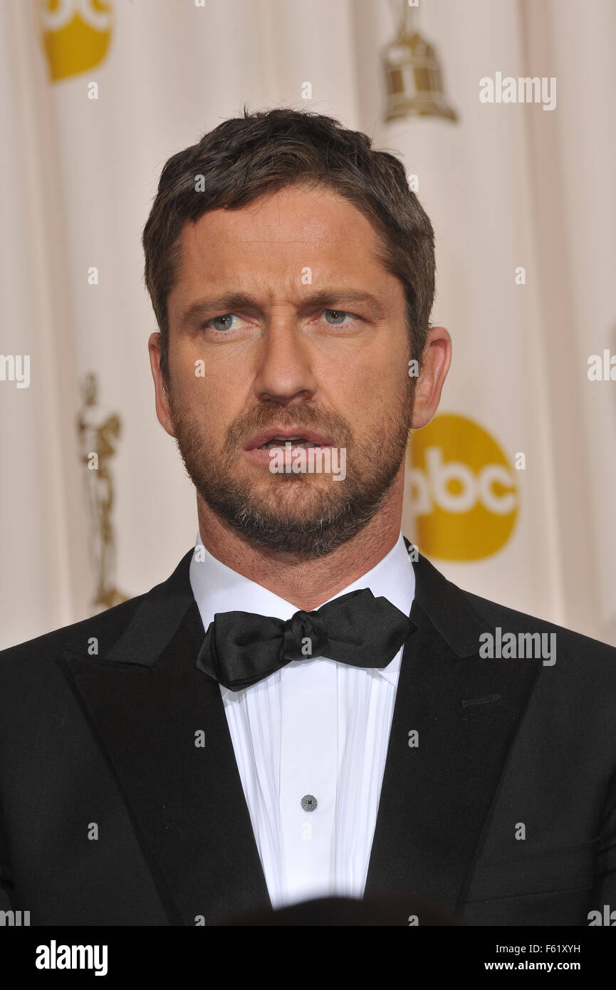 Gerard butler academy awards oscars hollywood hi-res stock photography ...