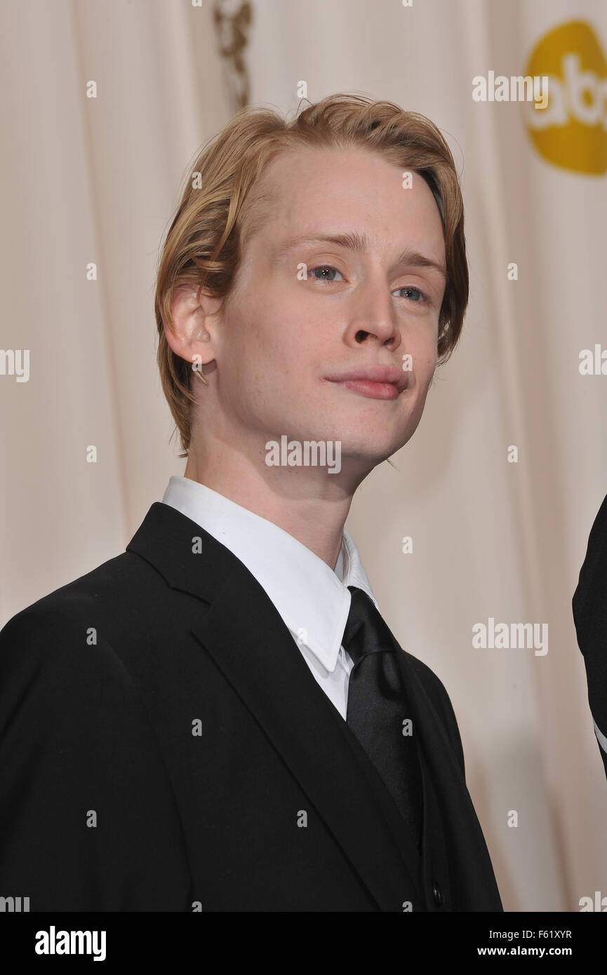 LOS ANGELES, CA - MARCH 7, 2010: Macauley Culkin at the 82nd Academy ...