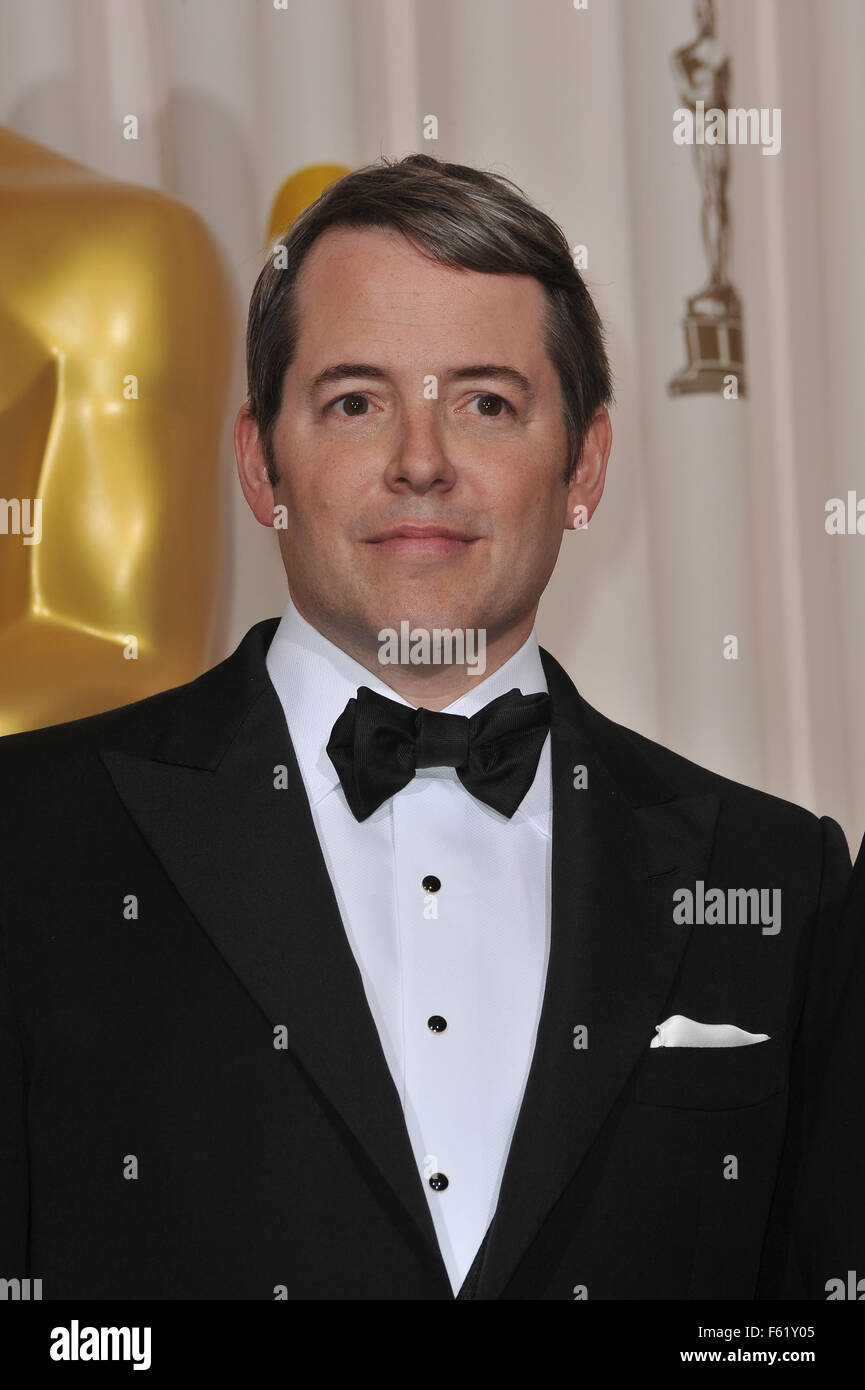 LOS ANGELES, CA - MARCH 7, 2010: Matthew Broderick at the 82nd Academy ...