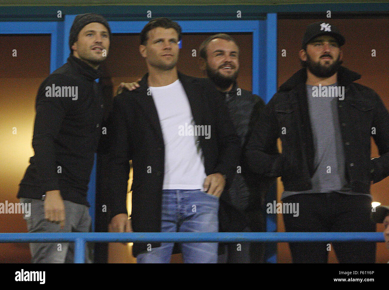 Mark Wright ex TOWIE star watches his brother Josh playing for ...