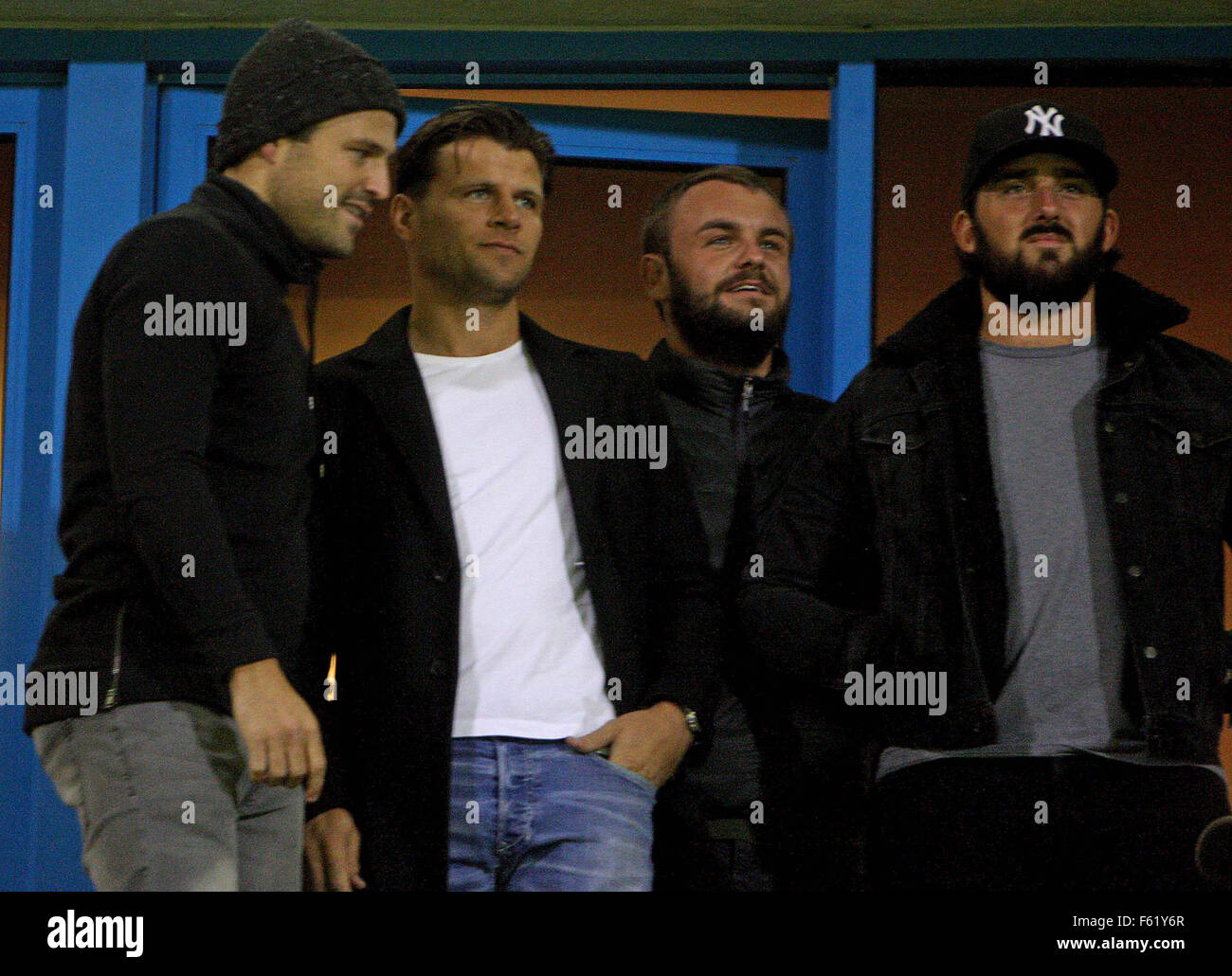 Mark Wright ex TOWIE star watches his brother Josh playing for ...