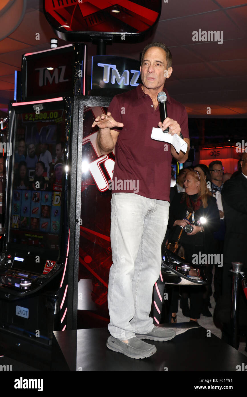 IGT, Warner Bros and TMZ's Harvey Levin unveils TMZ Video Slots at Global Gaming Expo at Sands ...