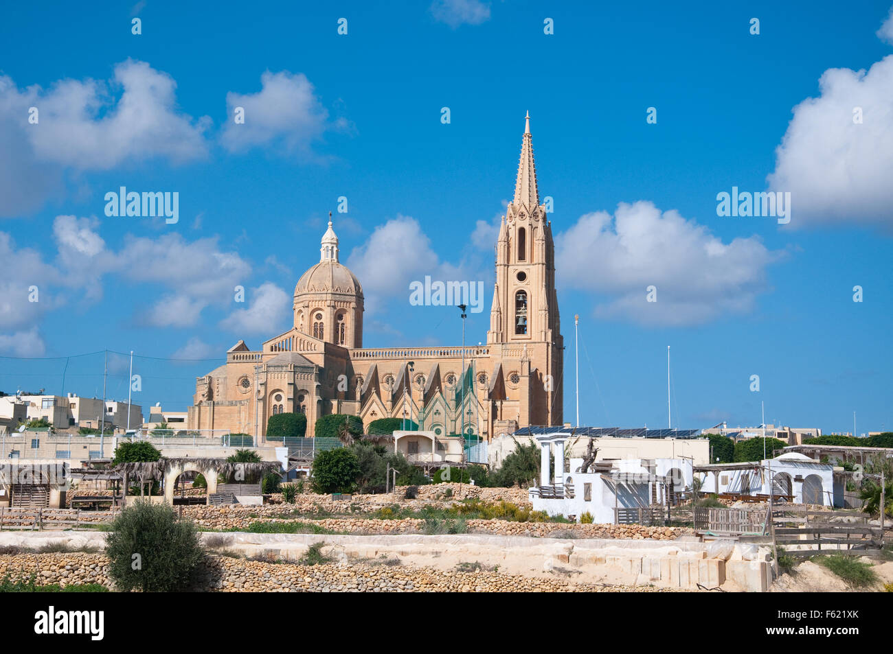 Cathedral mgarr church malta hi-res stock photography and images - Alamy