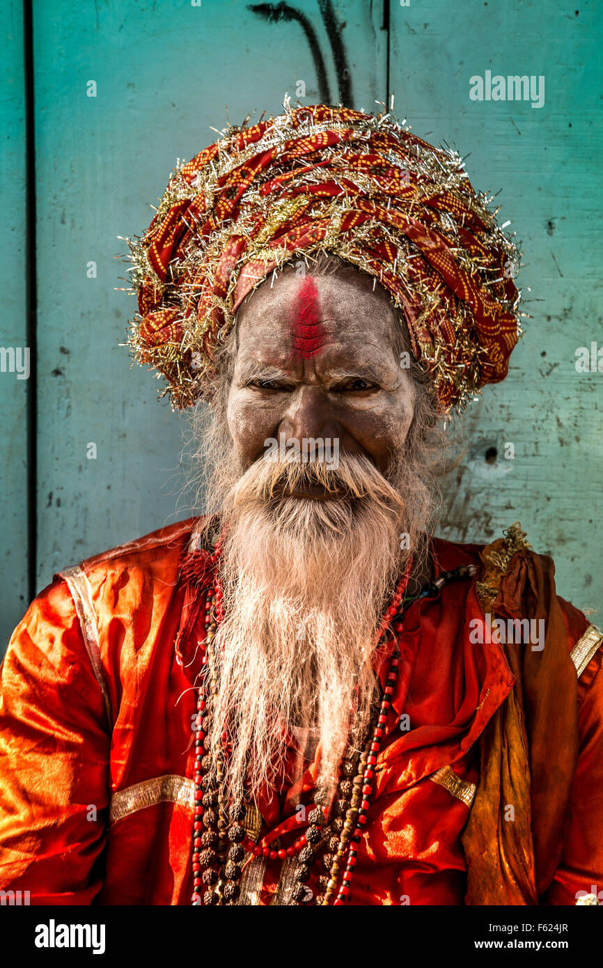 Sadhu With A Stick High Resolution Stock Photography and Images - Alamy