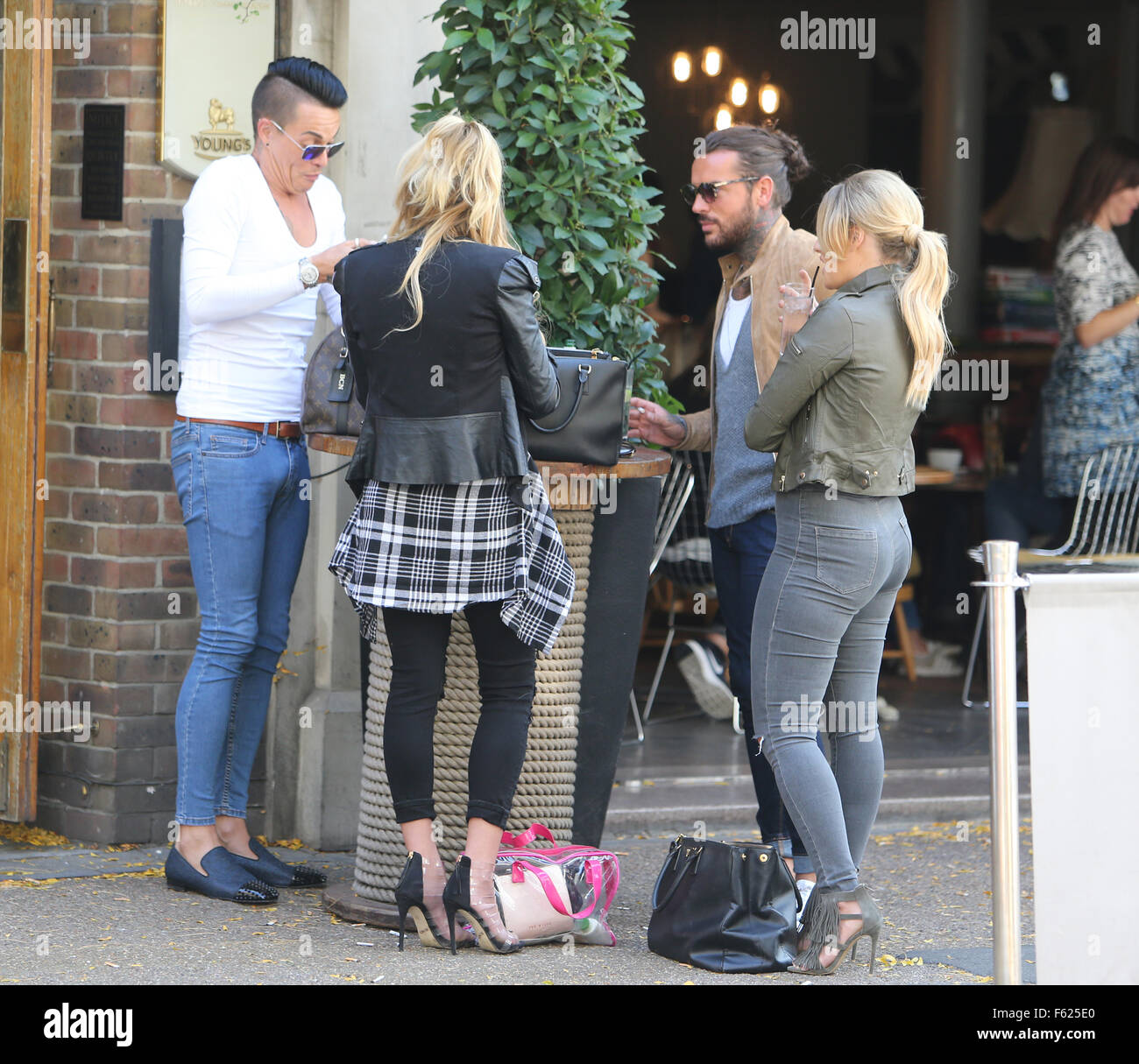 Towie stars outside itv studios featuring hi-res stock photography and ...