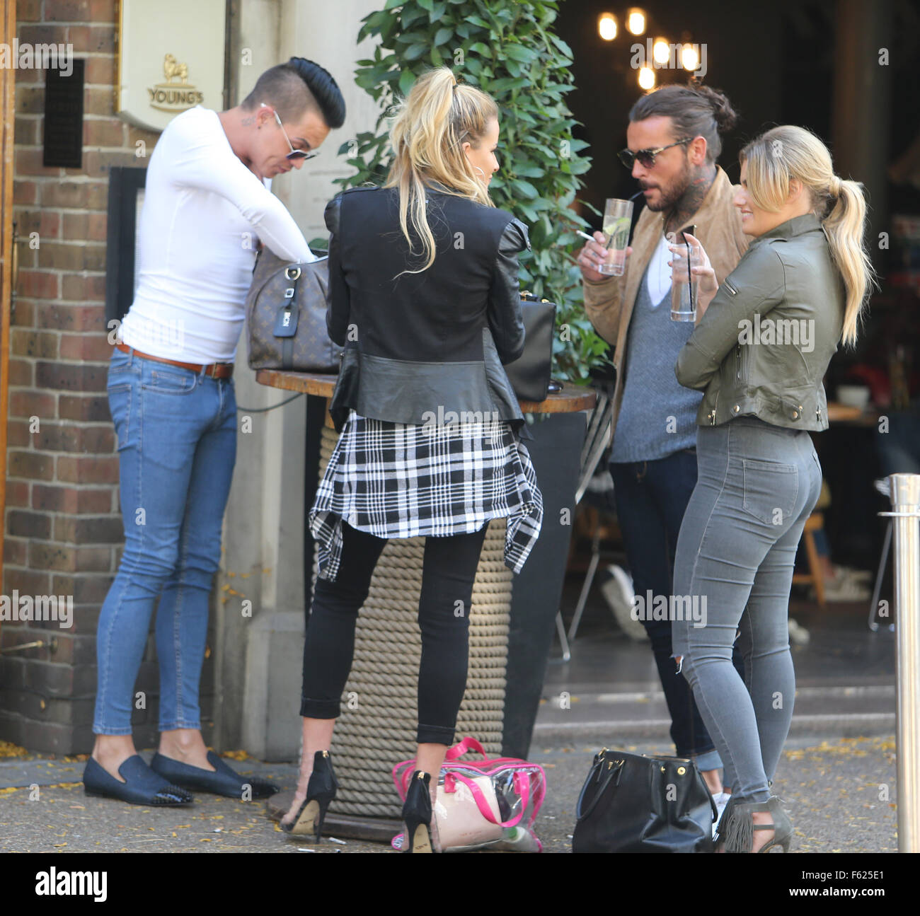 Towie stars outside itv studios featuring hi-res stock photography and ...