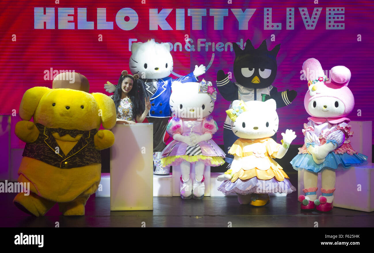 Hello Kitty Fashion Show and friends rehearsal Featuring: Hello Kitty ...