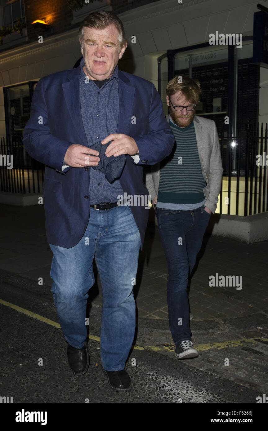 Brendan and Brian Gleeson at Chiltern Firehouse Featuring: Brendan ...