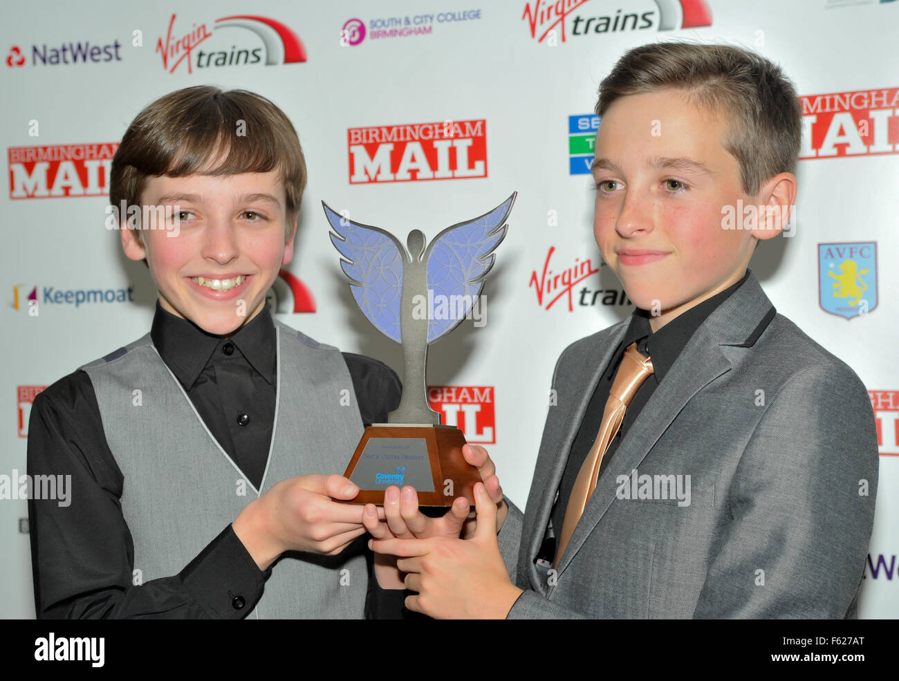 Pride of Birmingham Awards 2015 Featuring: Nat Sweeney, Oliver Sweeney ...