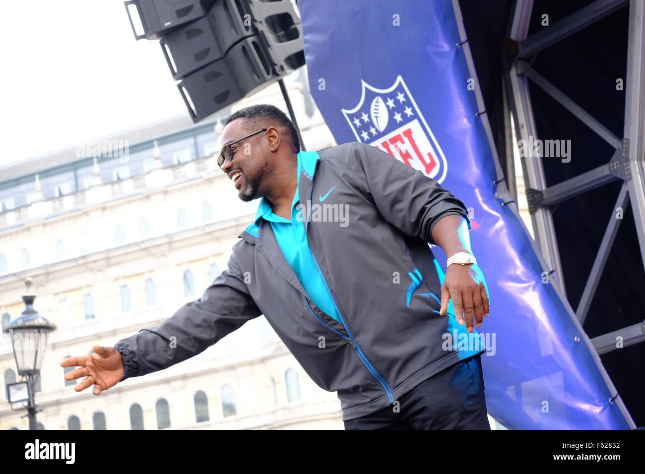 NFL fan rally in Trafalgar Square prior to a London game between the ...