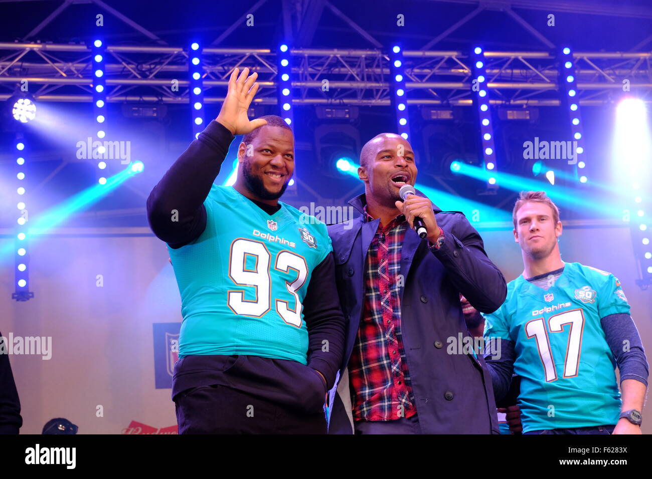 NFL fan rally in Trafalgar Square prior to a London game between the ...