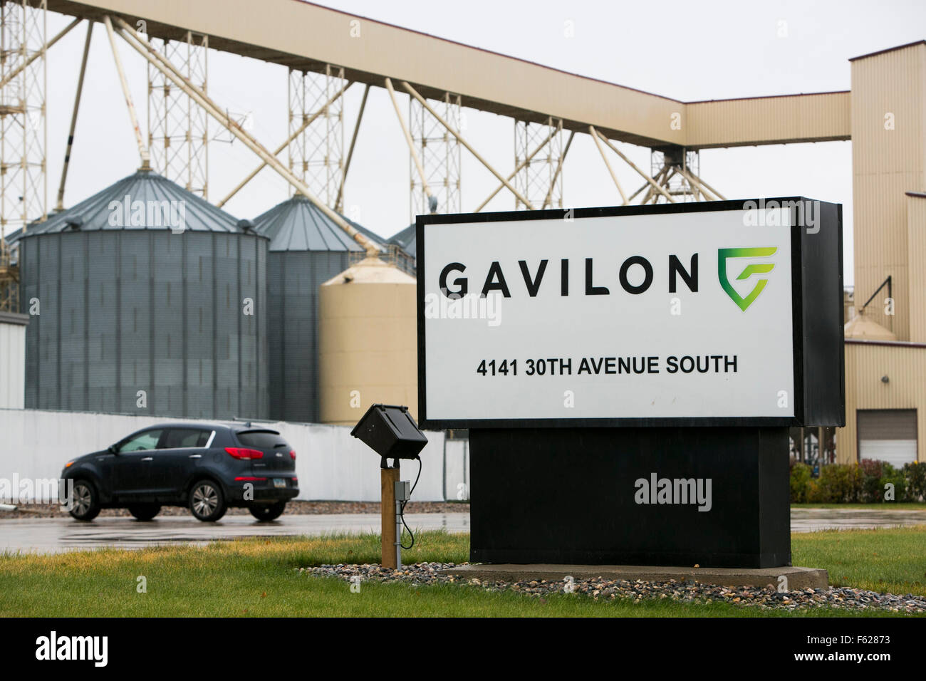 A logo sign outside of a facility occupied by Gavilon in Moorhead ...