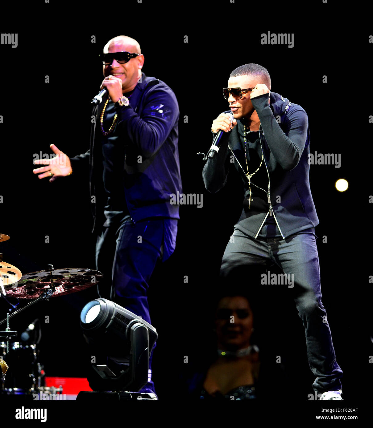 Gente de Zona perform at the American Airlines Arena Featuring ...
