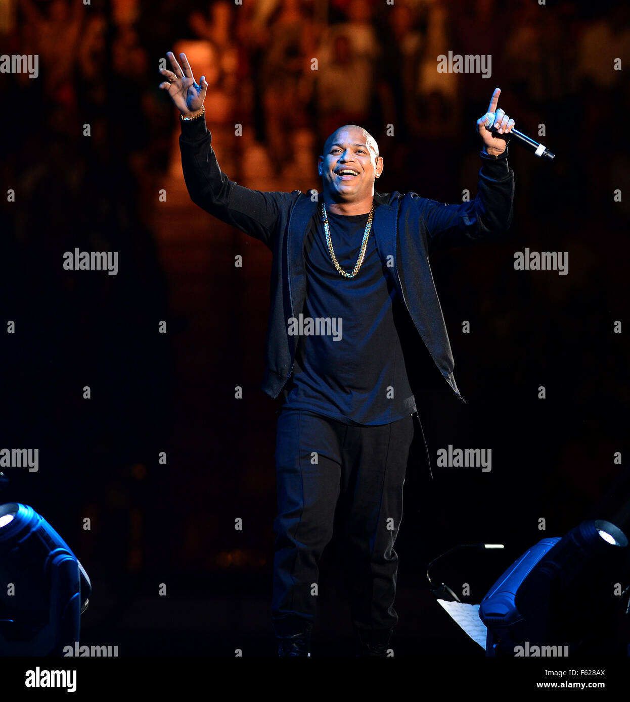 Gente de Zona perform at the American Airlines Arena Featuring ...
