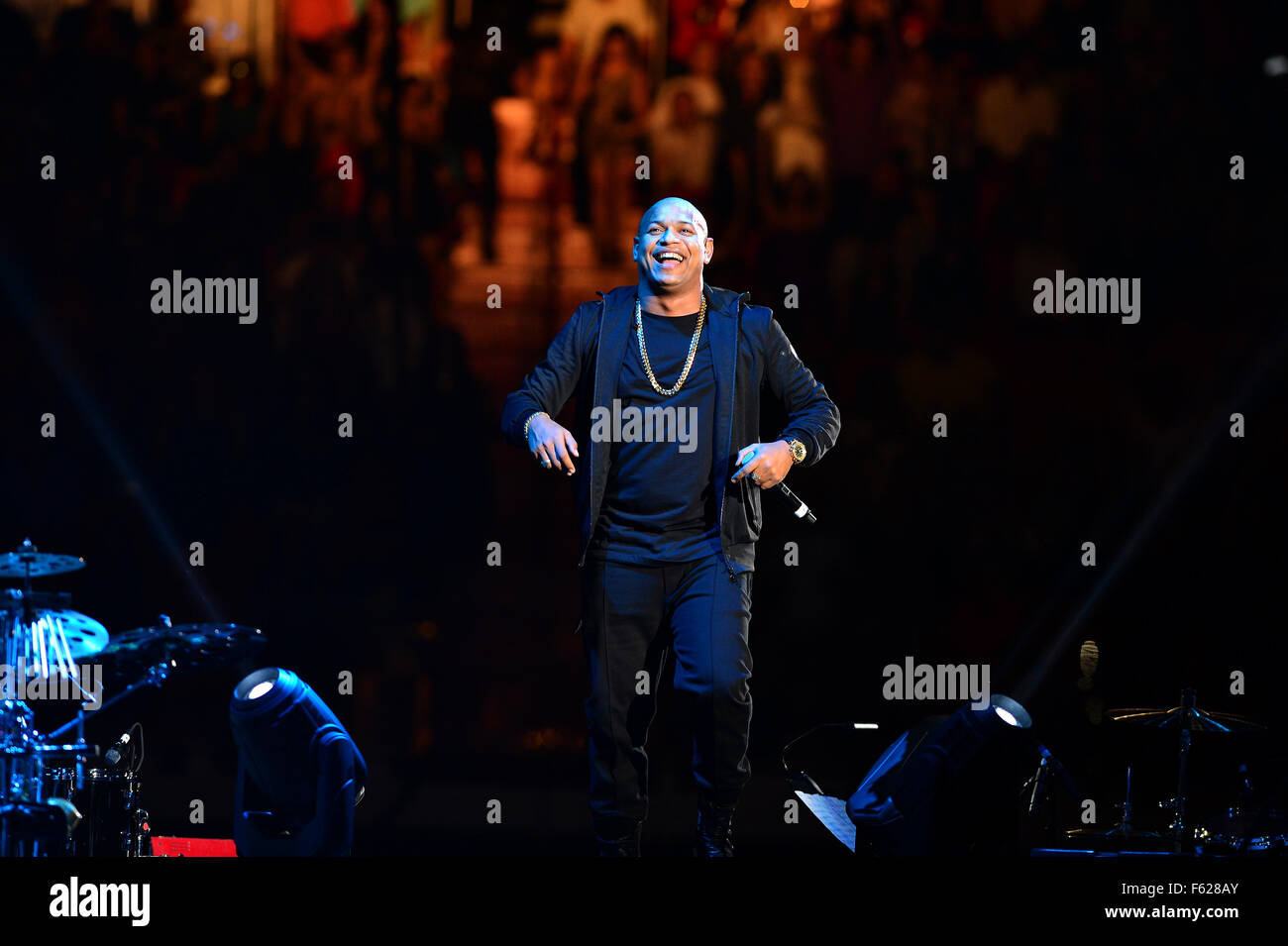 Gente de Zona perform at the American Airlines Arena Featuring ...