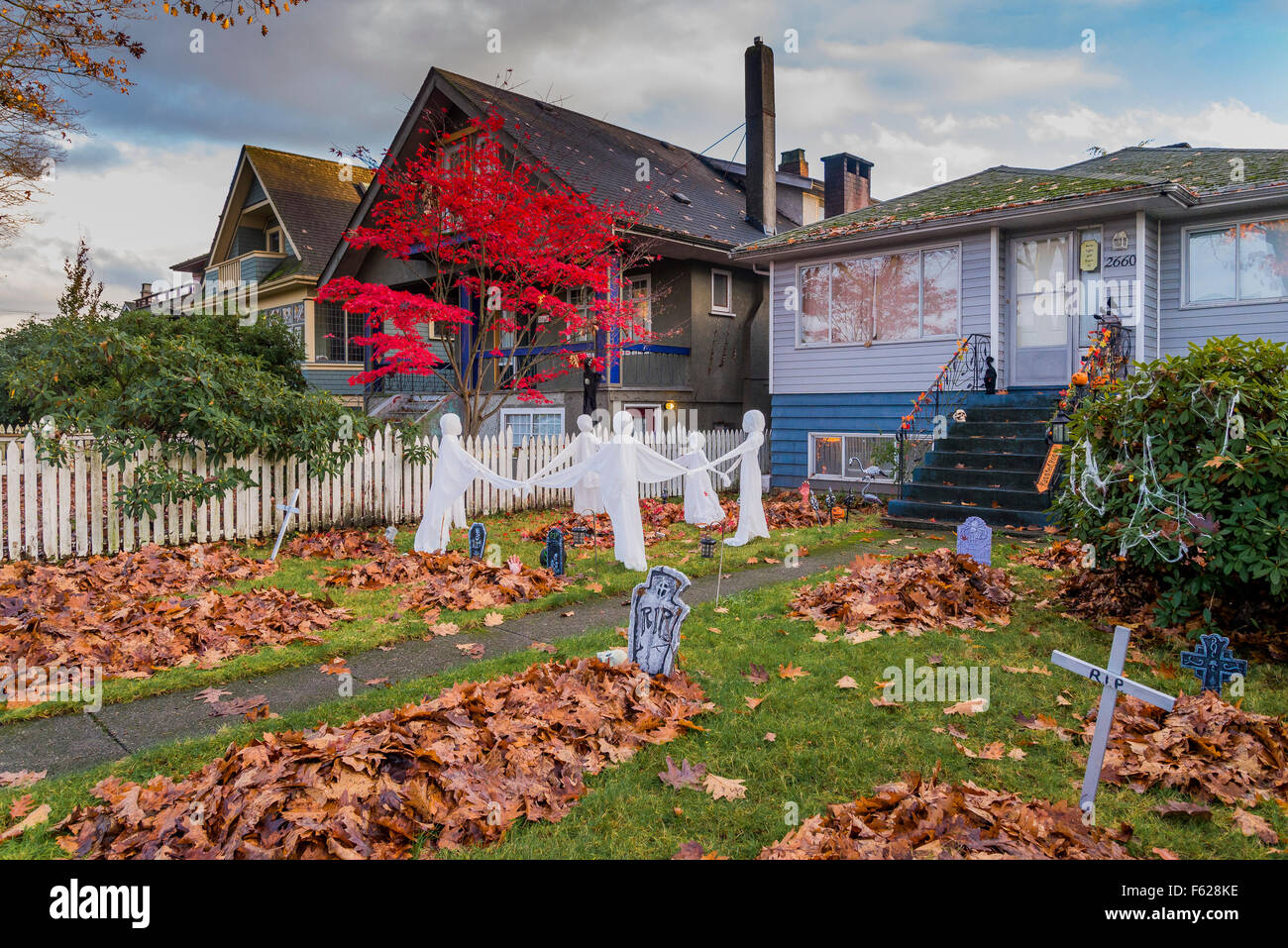 Front yard halloween display hi-res stock photography and images - Alamy