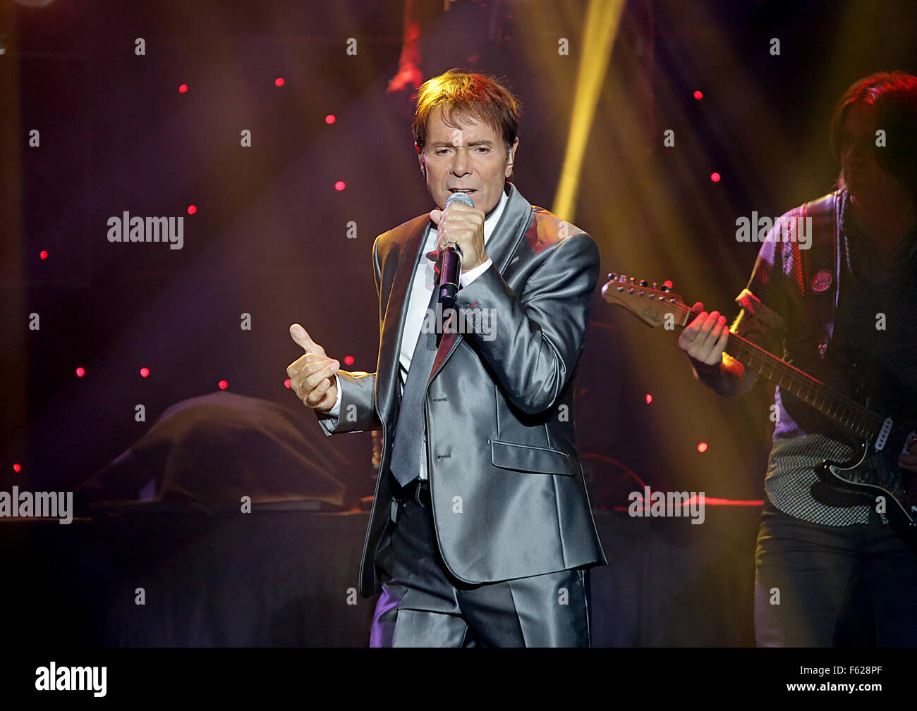 Cliff Richard performing on his 75th Anniversary Tour at Liverpool ...